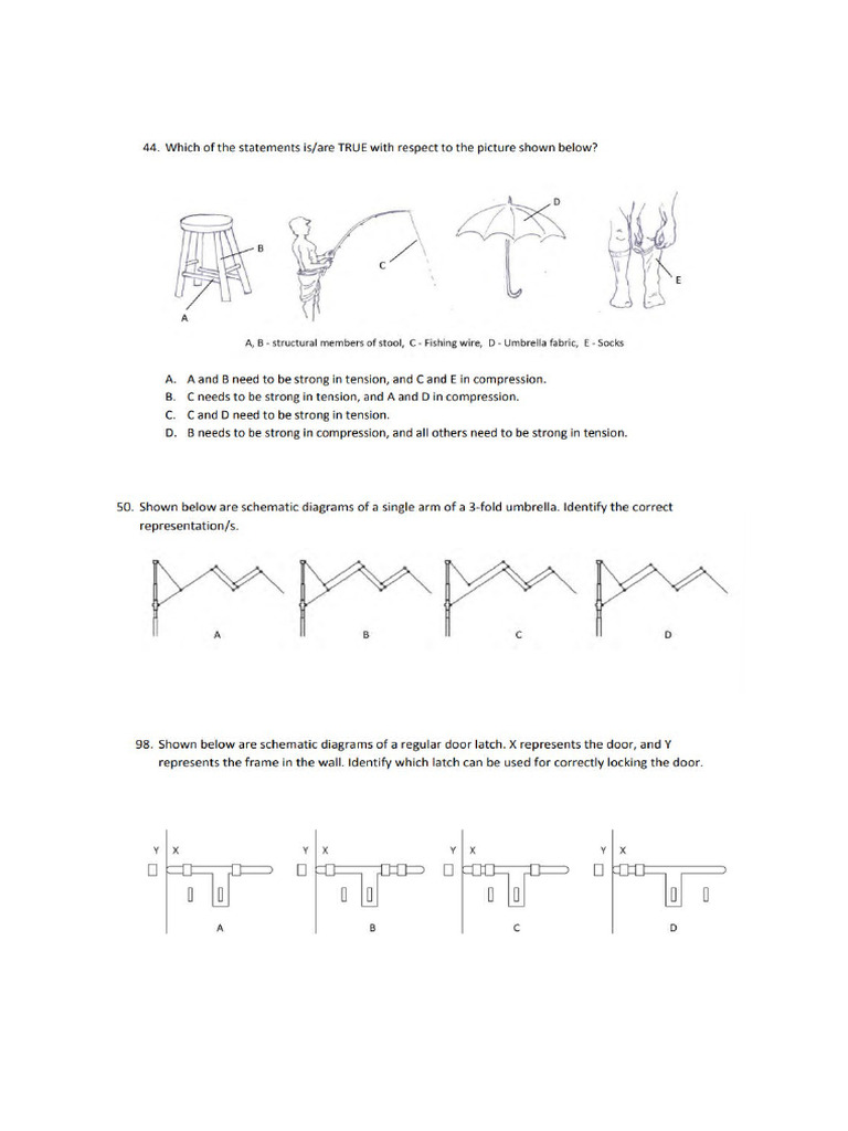 Science Knowledge Uceed Questions | PDF