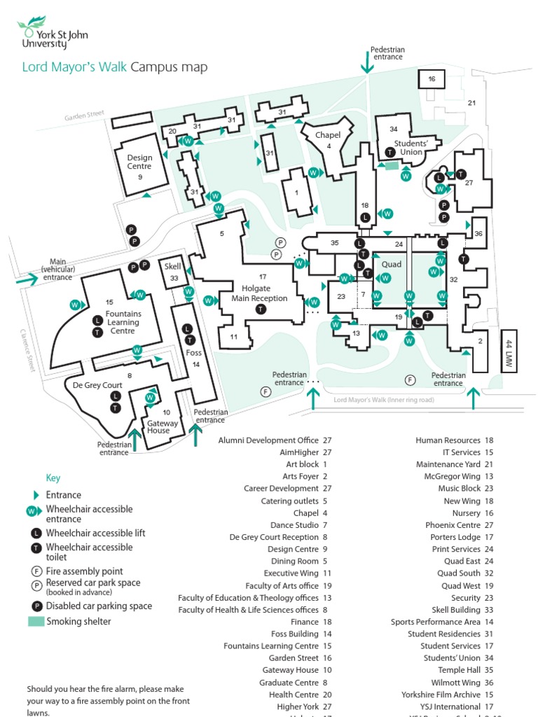 Campus Map 2010 | PDF | Social Science
