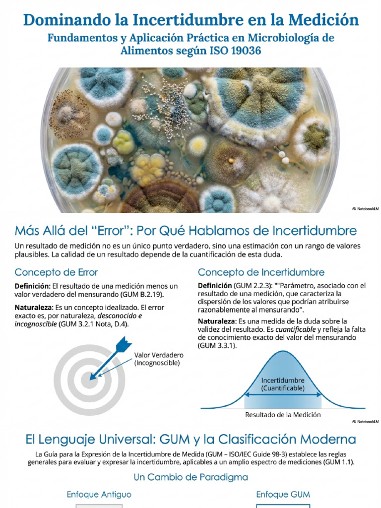 Incertidumbre en Microbiología de Alimentos ISO 19036 | PDF