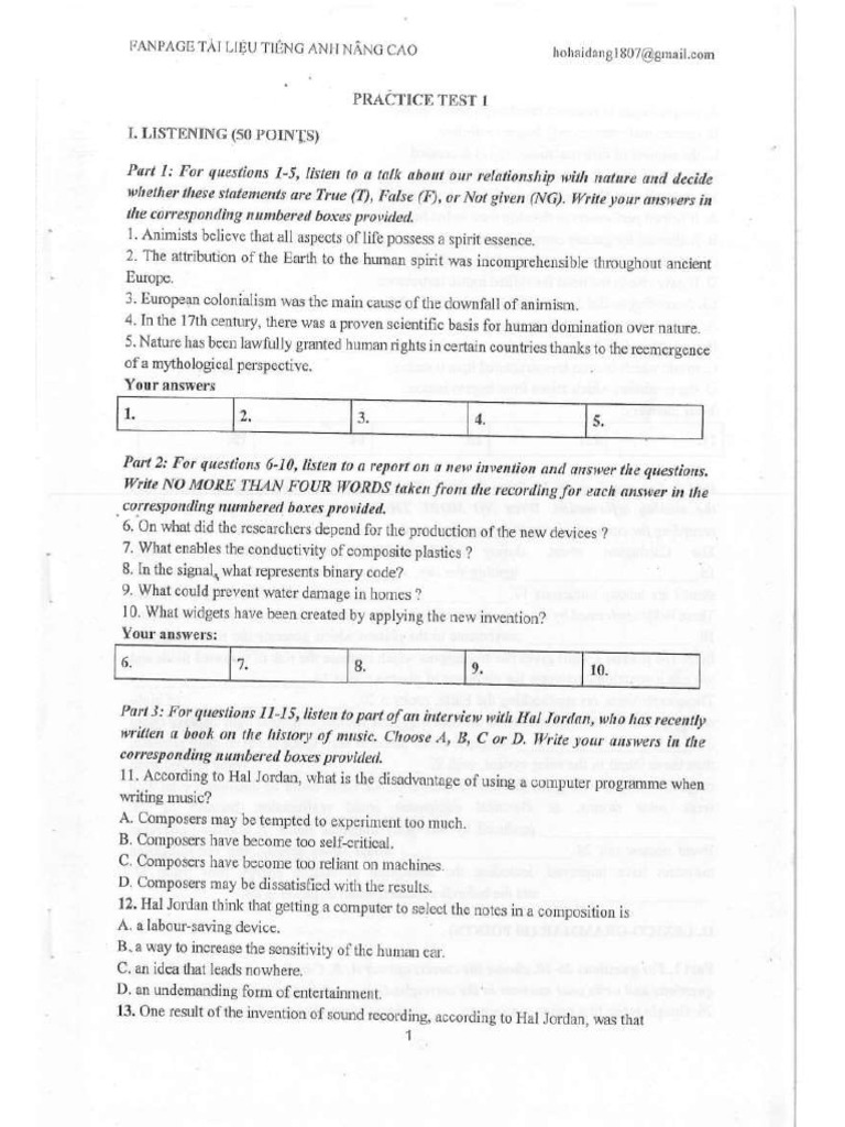 Practice Test 1 NEC | PDF