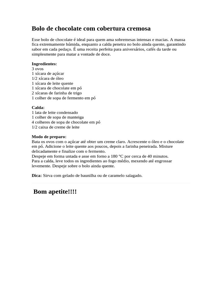 receita 3 | PDF