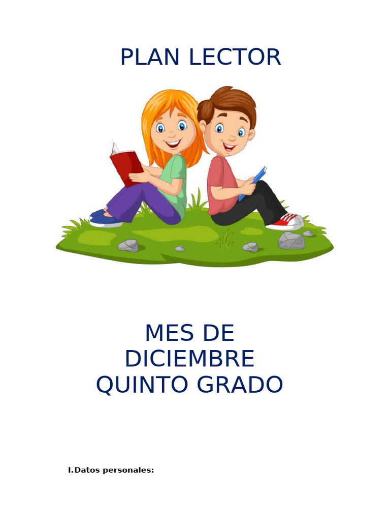 PLAN LECTOR DICIEMBRE 5° GRADO | PDF