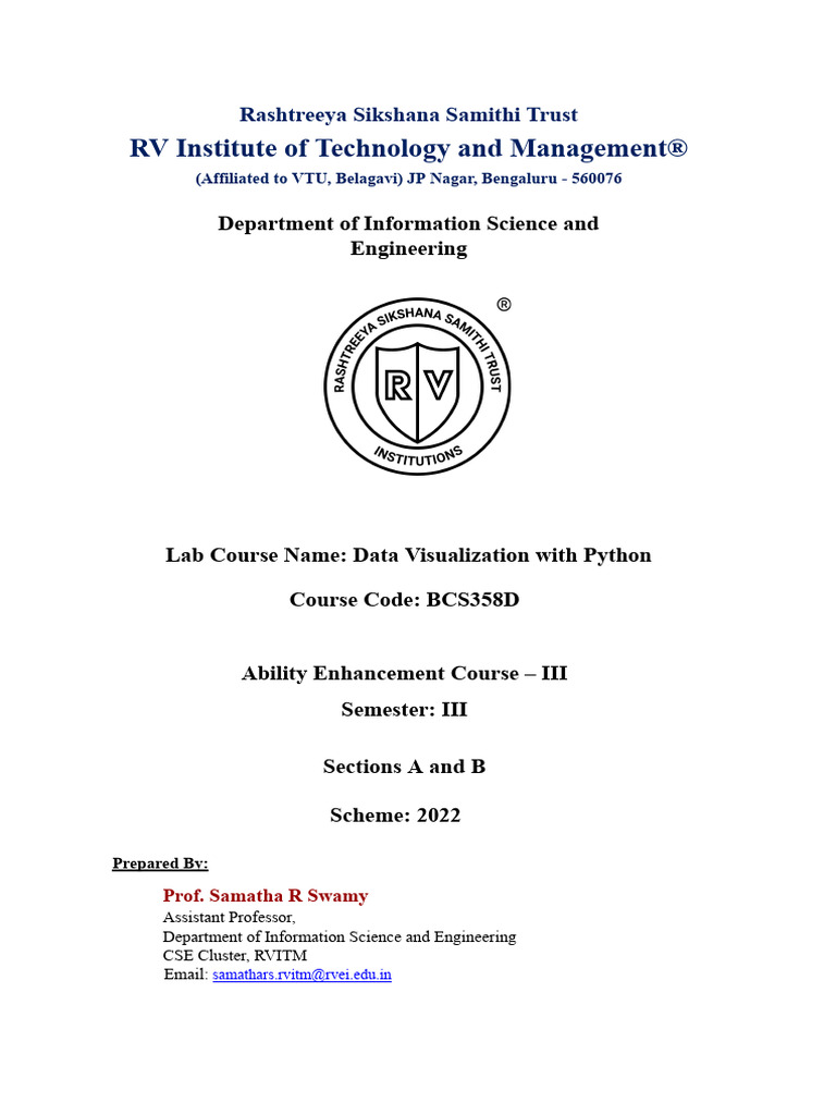 DVP Lab Program 7 Solution Implementation - 3rd Sem Data Visualization ...