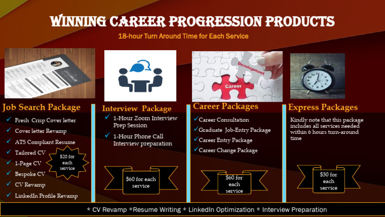 Comprehensive Career Progression Packages | PDF