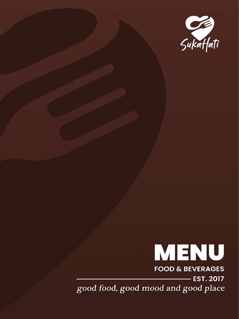 Menu - Sukahati Resto & Cafe | PDF