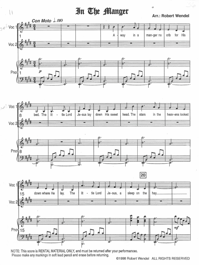 In The Manger | PDF