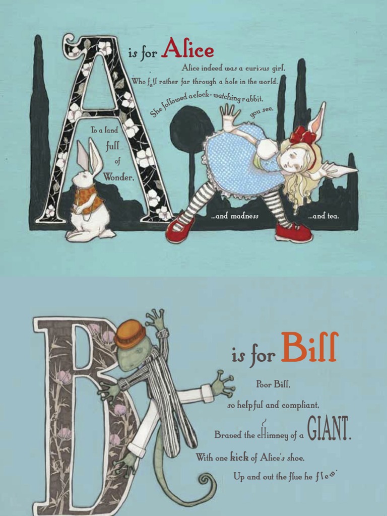 The Wonderland Alphabet Preview | PDF