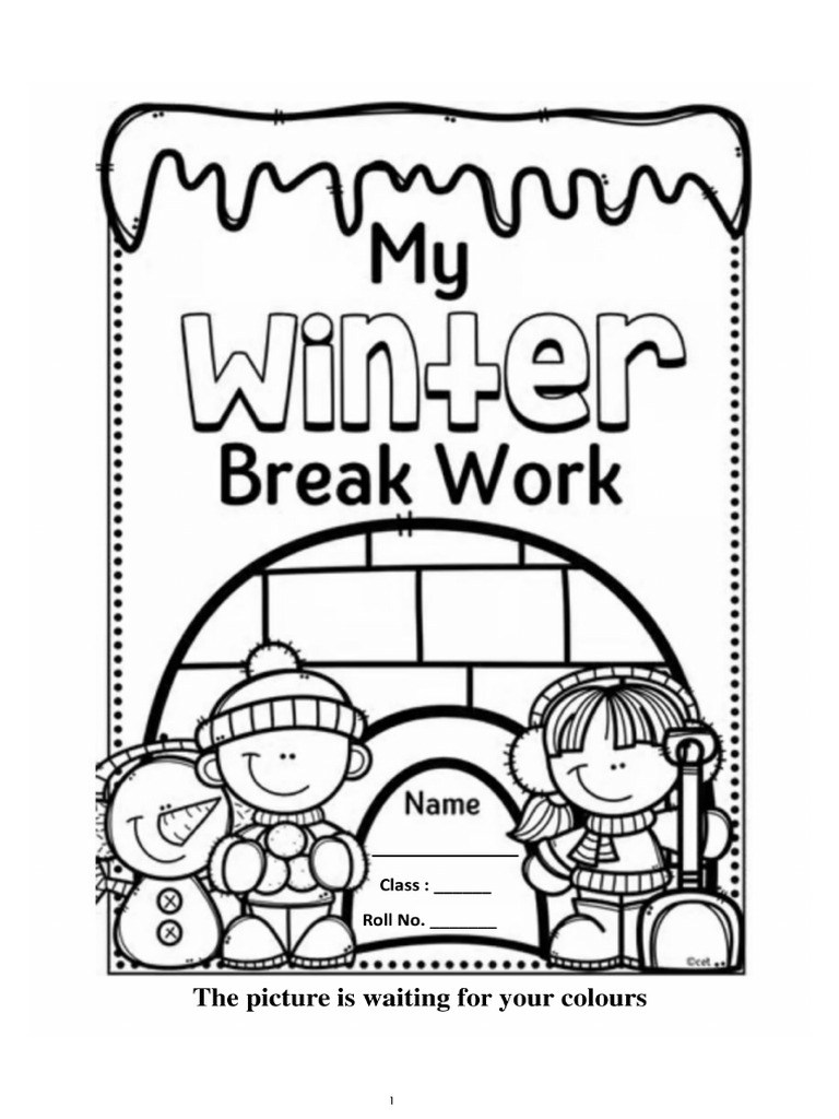 Class 1 Holiday Homework | PDF