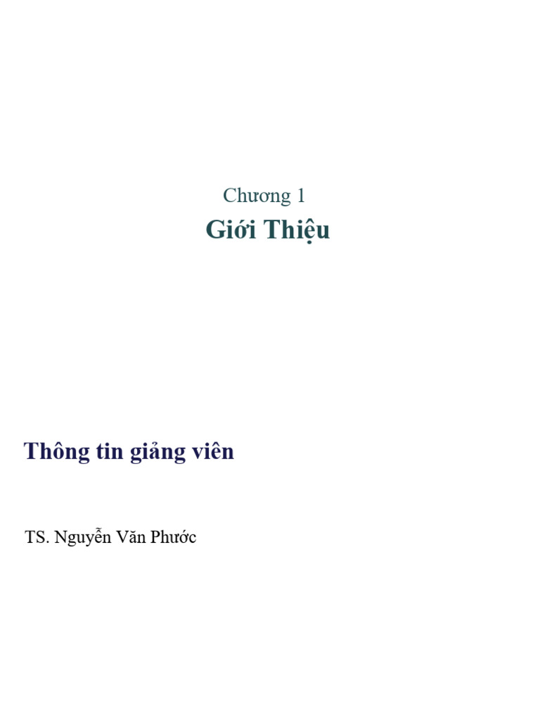 Ch1 Introduction 2025 | PDF