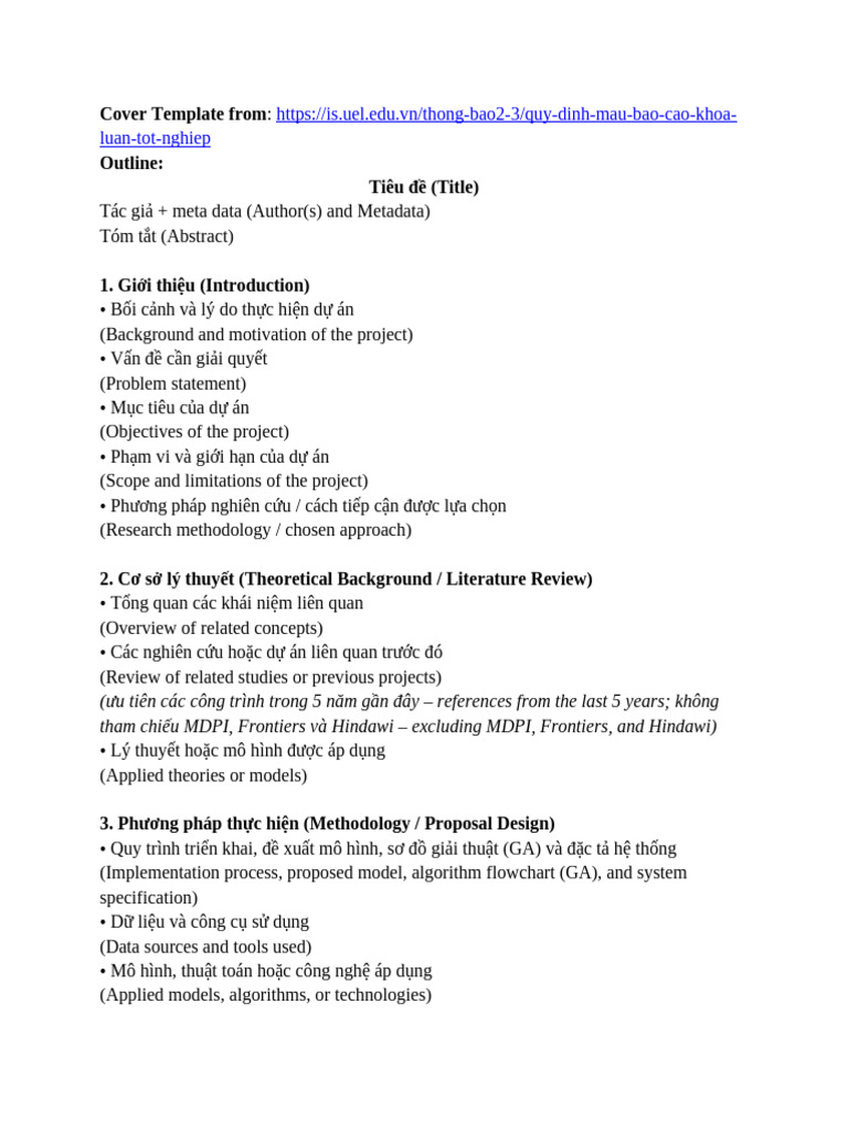 Outline Final Project | PDF