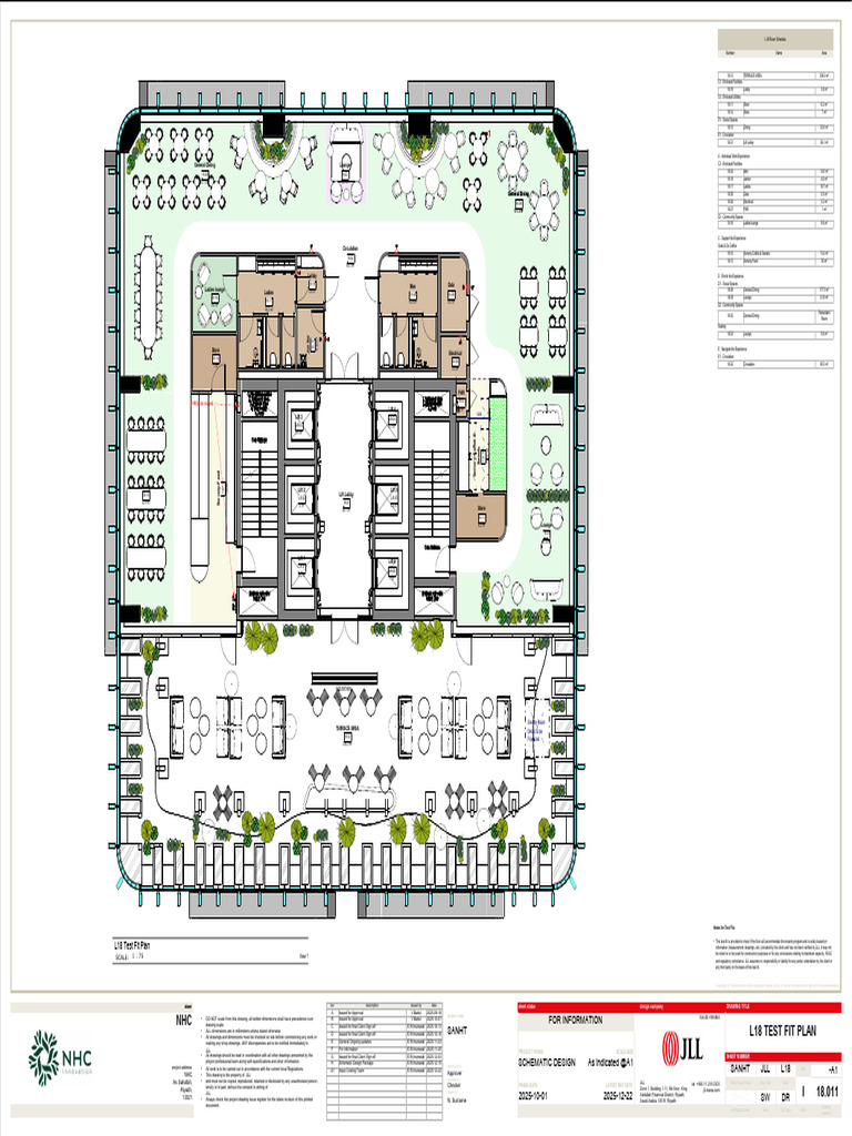 Sanht Jll Sw l18 Dr i 18.011 l18 Test Fit Plan | PDF