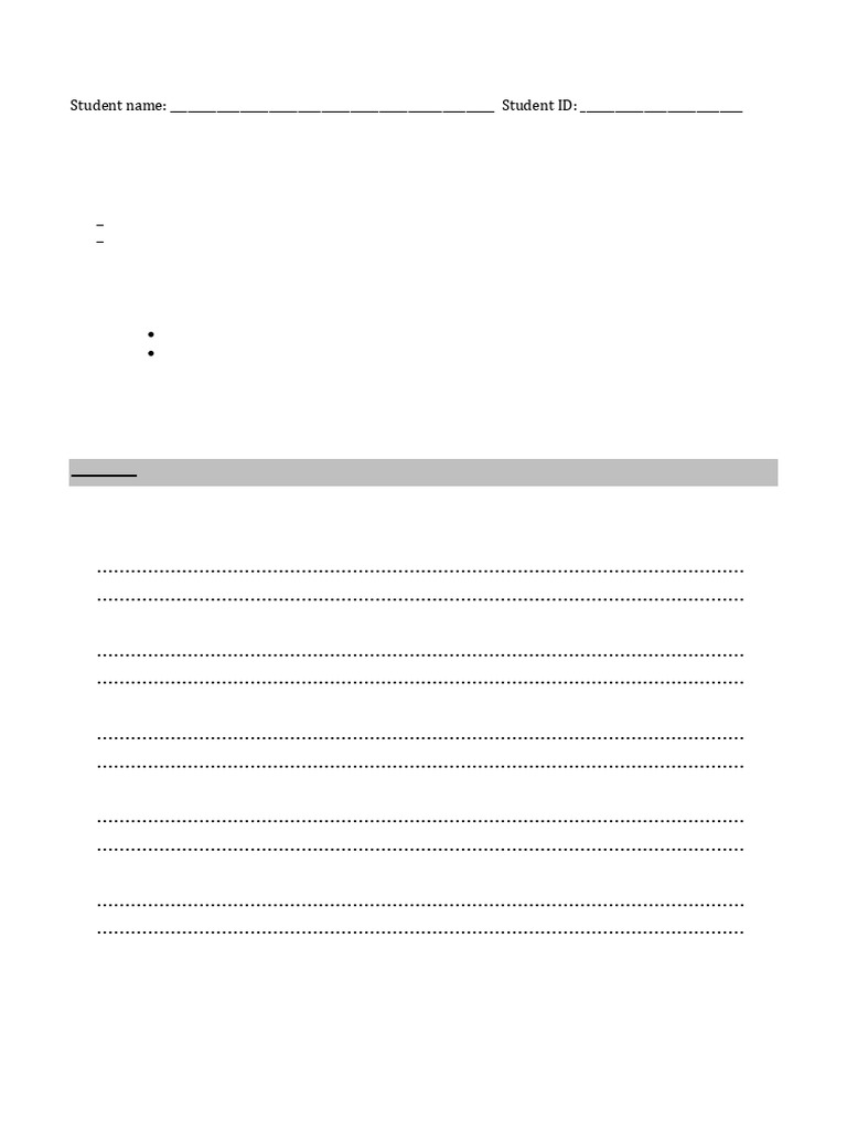 Sample Advanced Grammar Midterm (IU-VNU MIDTERM) | PDF