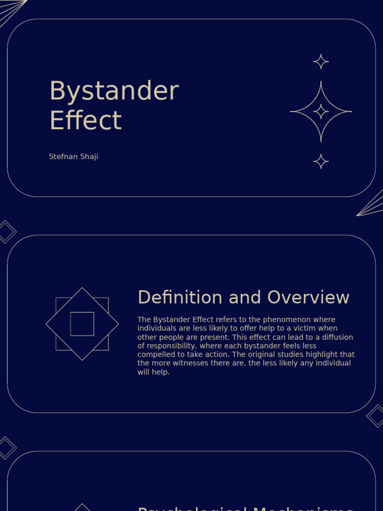 Bystander Effect (1) | PDF | Group Processes | Liberal Arts Education