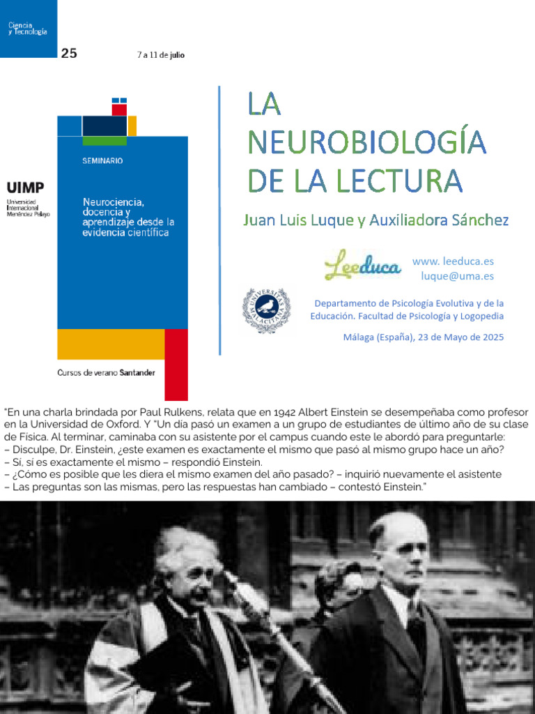 0 Neurobiología Lectura_ Juan Luis Luque | PDF | Ritmo | Cognición