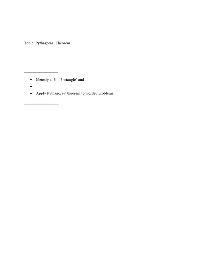 Pythagoras Theorem 2 | PDF | Mathematics | Elementary Mathematics