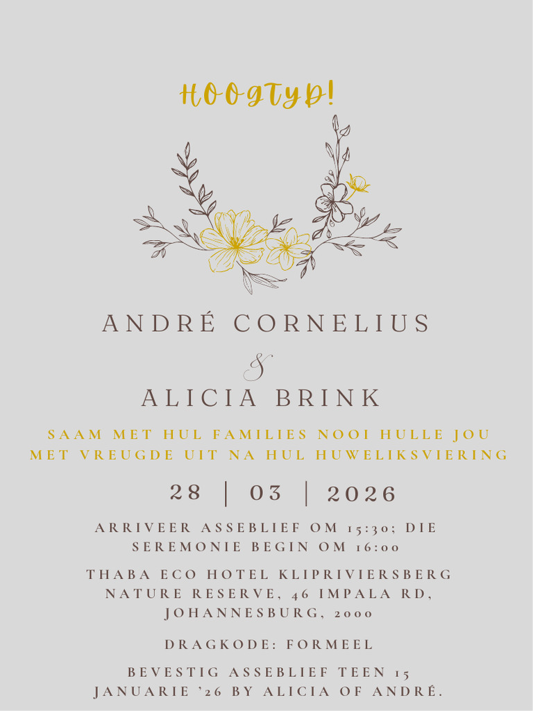 Andre & Alicia | PDF