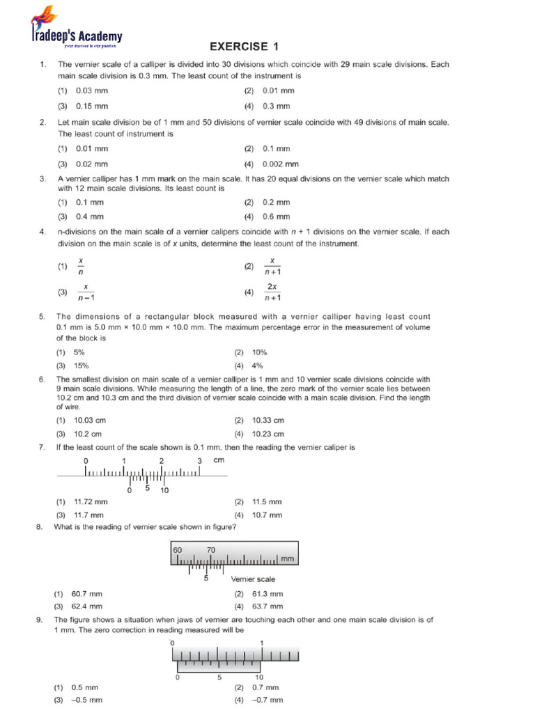Exp Skills Phy | PDF