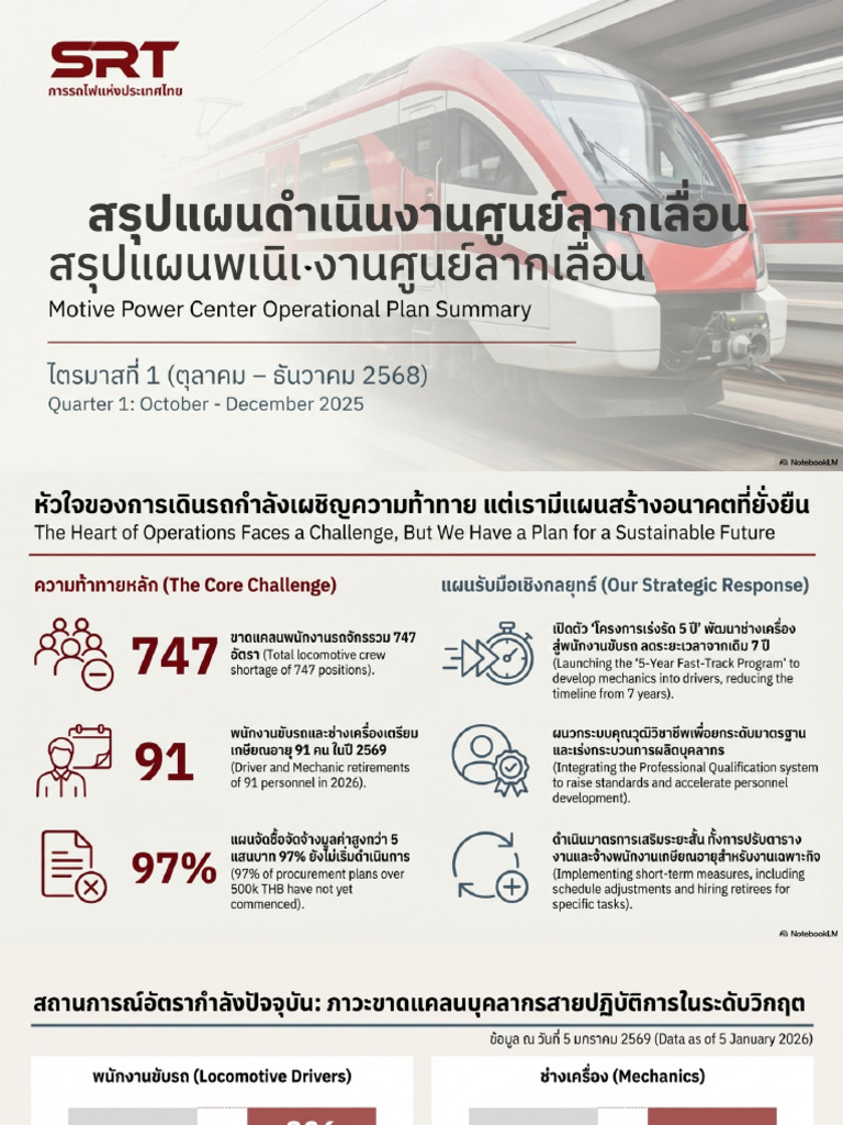Motive Power Center Strategic Operational Plan | PDF