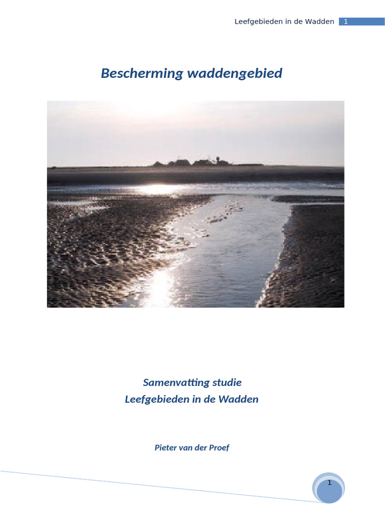 Waddengebied | PDF