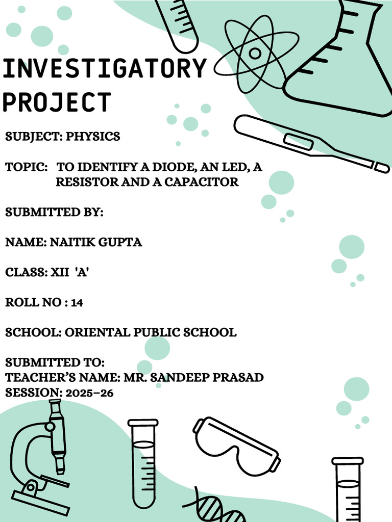 Investigatory Project - 20260109 - 205259 - 0000 | PDF