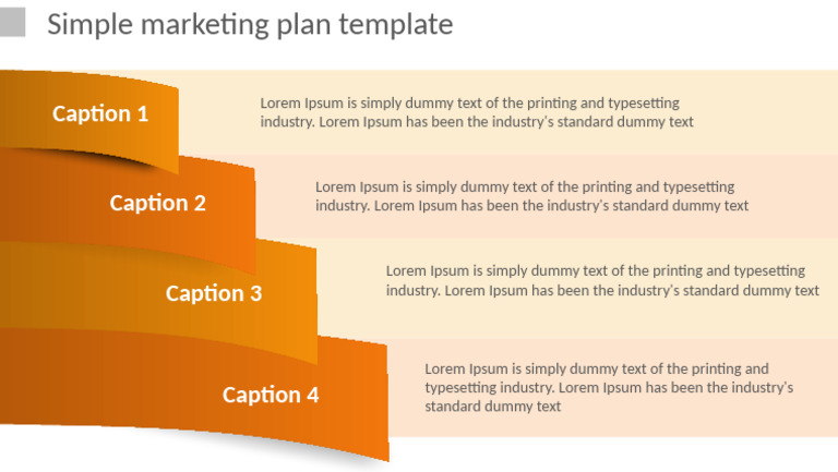 23093 Marketing Plan Template 4 Orange | PDF