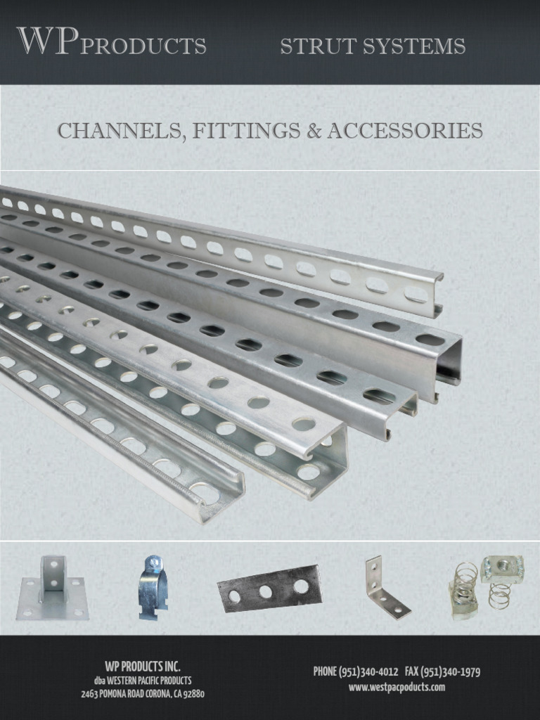 WP Products Strut Catalog | PDF | Beam (Structure) | Column