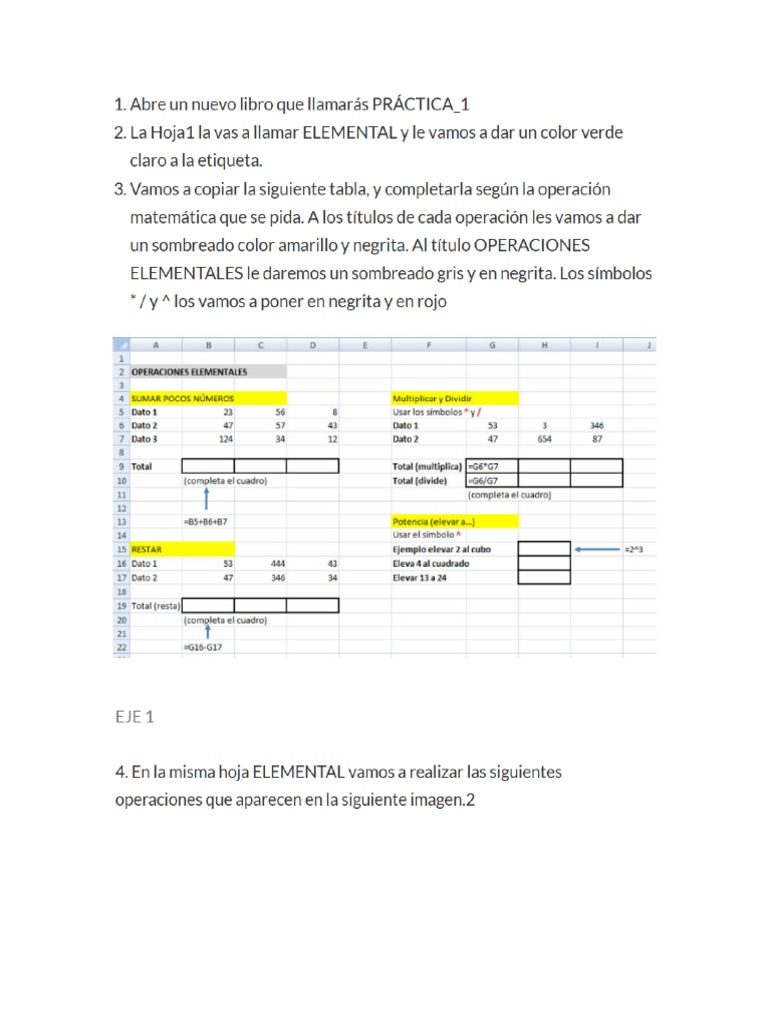 Proyecto Final Excel Primer Parcial | PDF