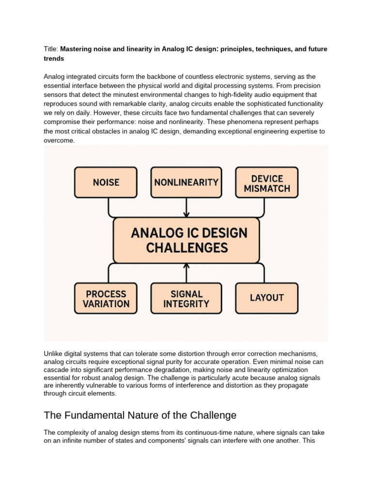Mastering noise and linearity in Analog IC design_ principles ...