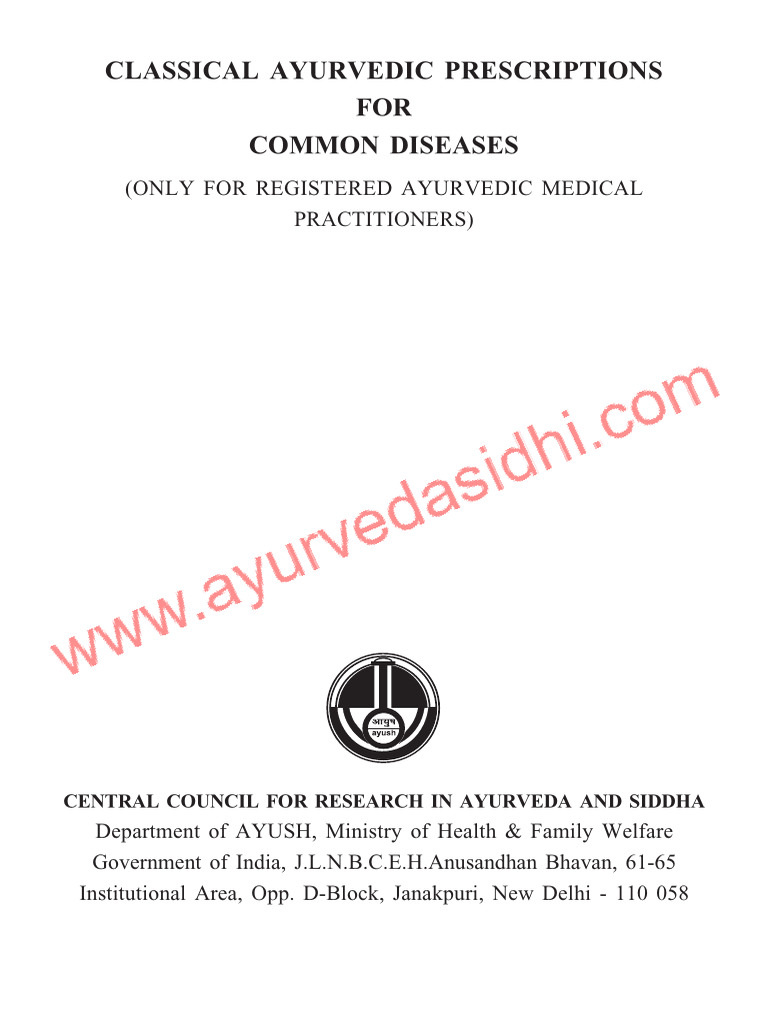 Ayurveda Prescription | PDF | Ayurveda | Foods
