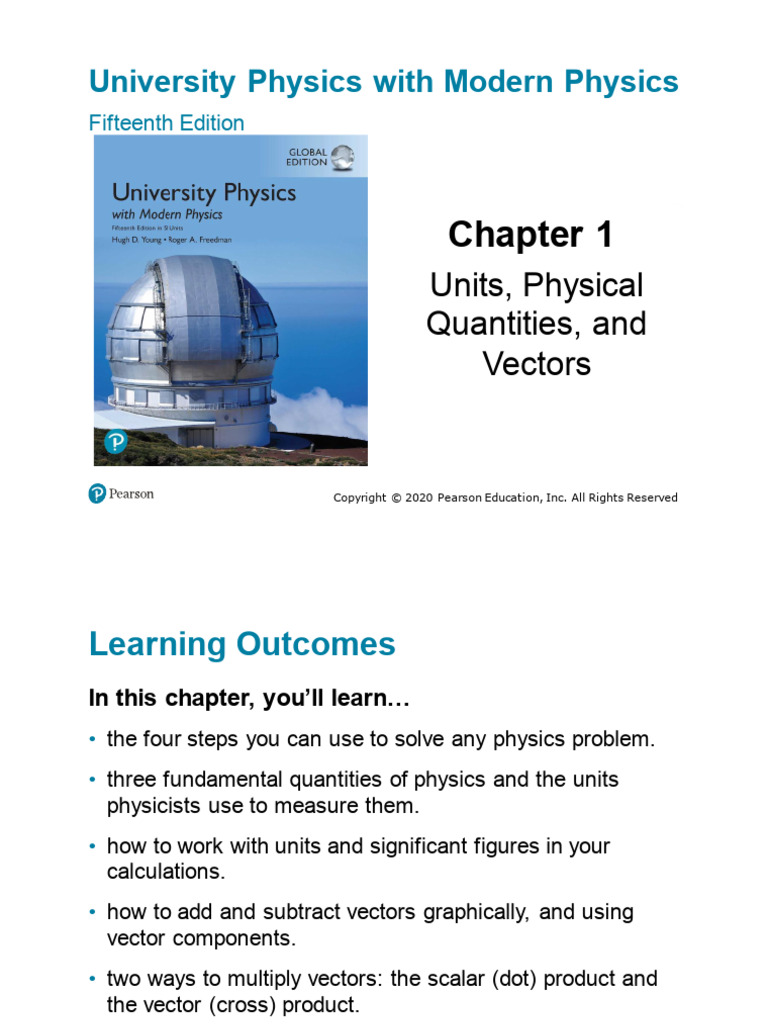 Physics Units and Vectors Explained | PDF | Euclidean Vector ...