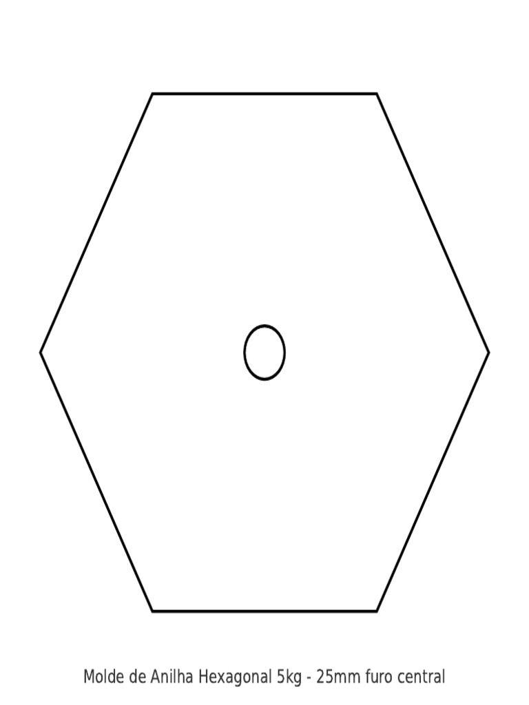 Molde Anilha Hexagonal 5kg | PDF