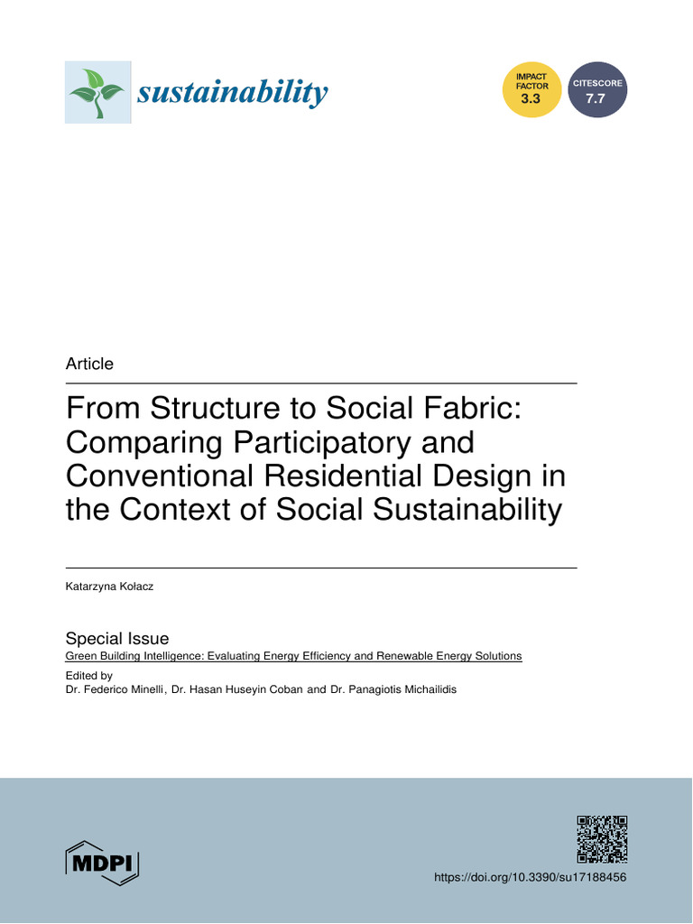 Participatory vs Conventional Housing Design | PDF | Room | Sustainability