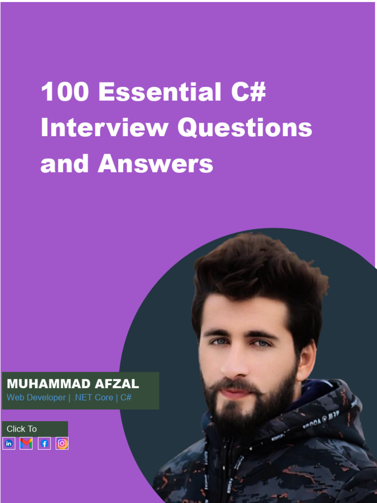 Essential C# Interview Questions | PDF | Method (Computer Programming ...