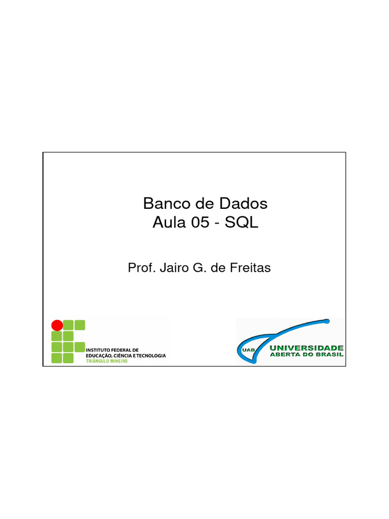 5 - SQL | PDF