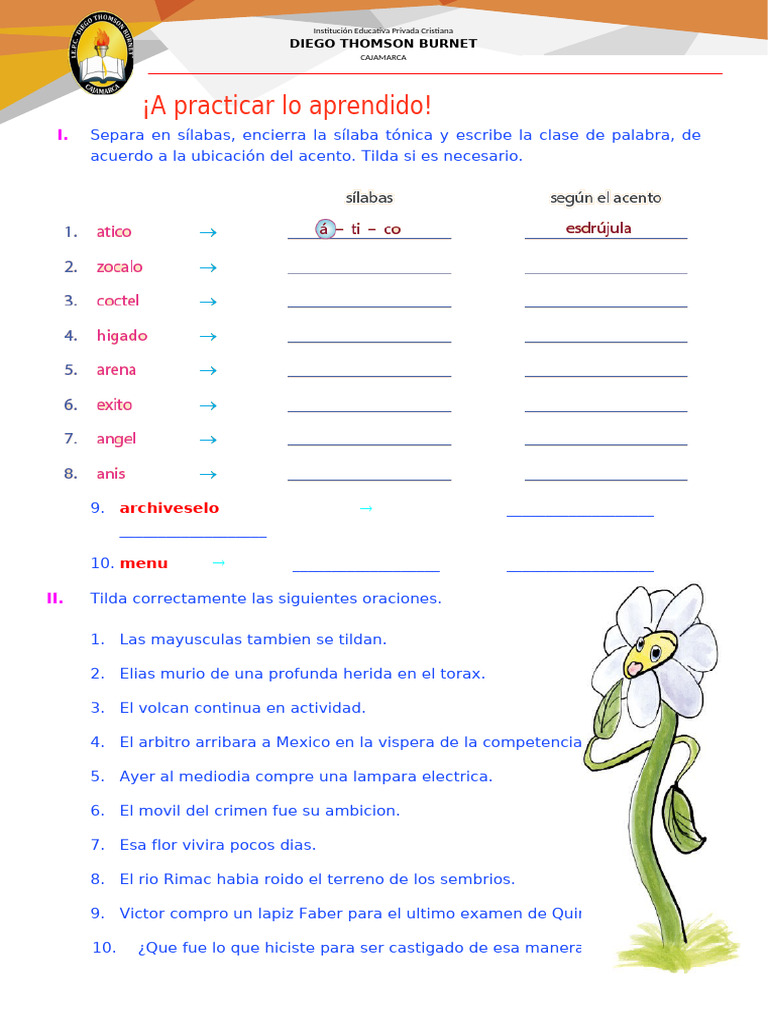 A Practicar Lo Aprendido | PDF