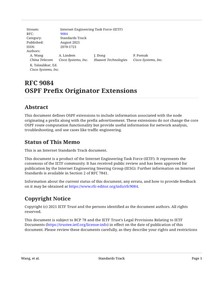 RFC 9084 | PDF | Internet Architecture | Network Architecture