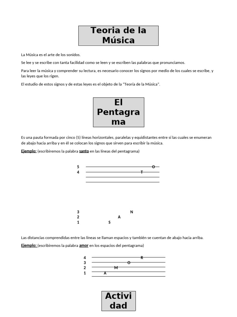 Teoria de La Música | PDF