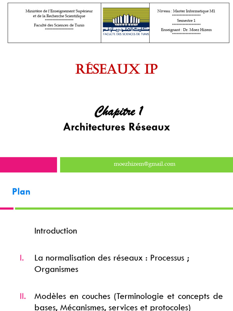 Normalisation et Modèles Réseaux IP | PDF | Modèle OSI | Suite des ...
