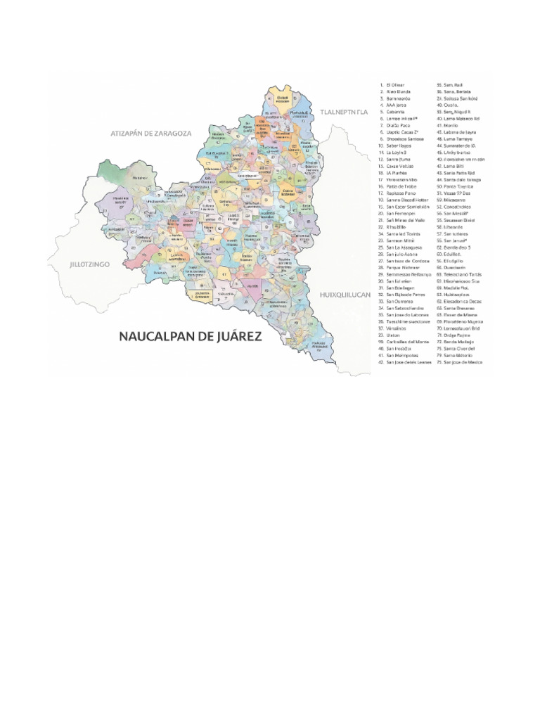 Mapa Naucalpan Carta 251130 133202 | PDF