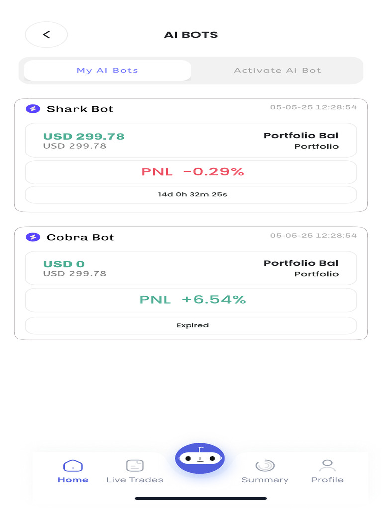 AI Trading Bot Portfolio Summary | PDF