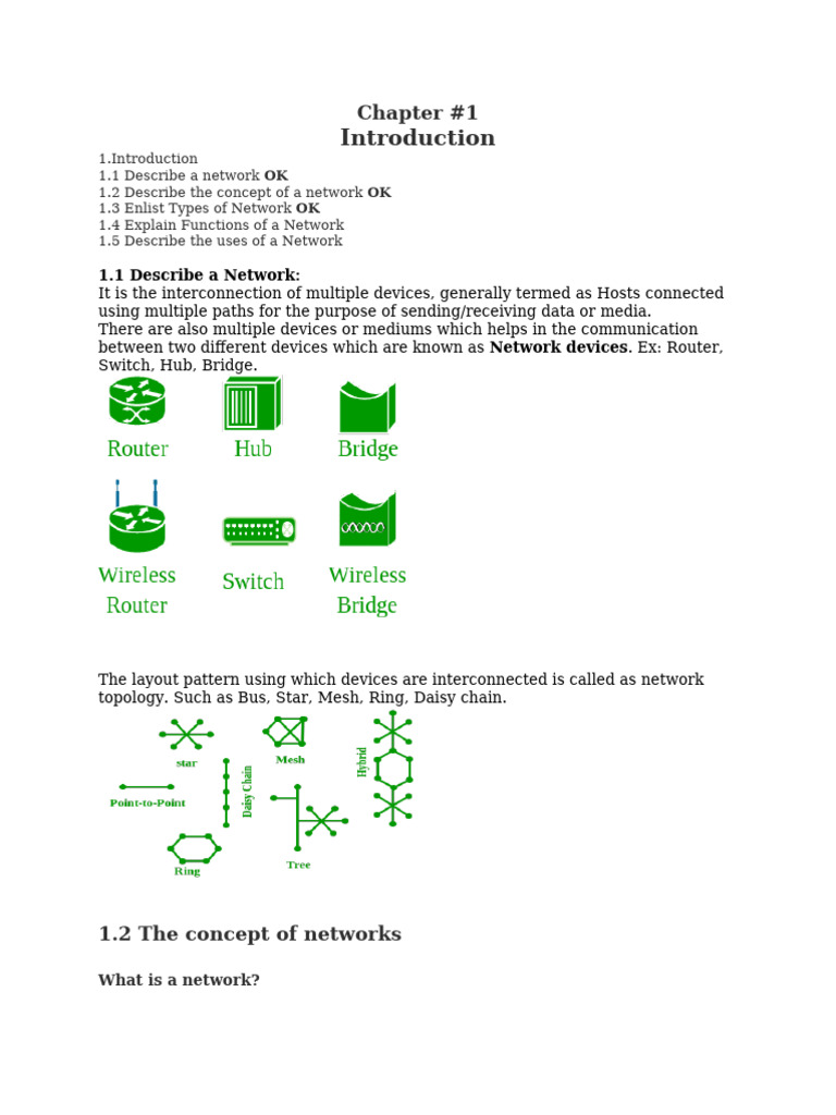 Ch#1 | PDF | Computer Network | Local Area Network