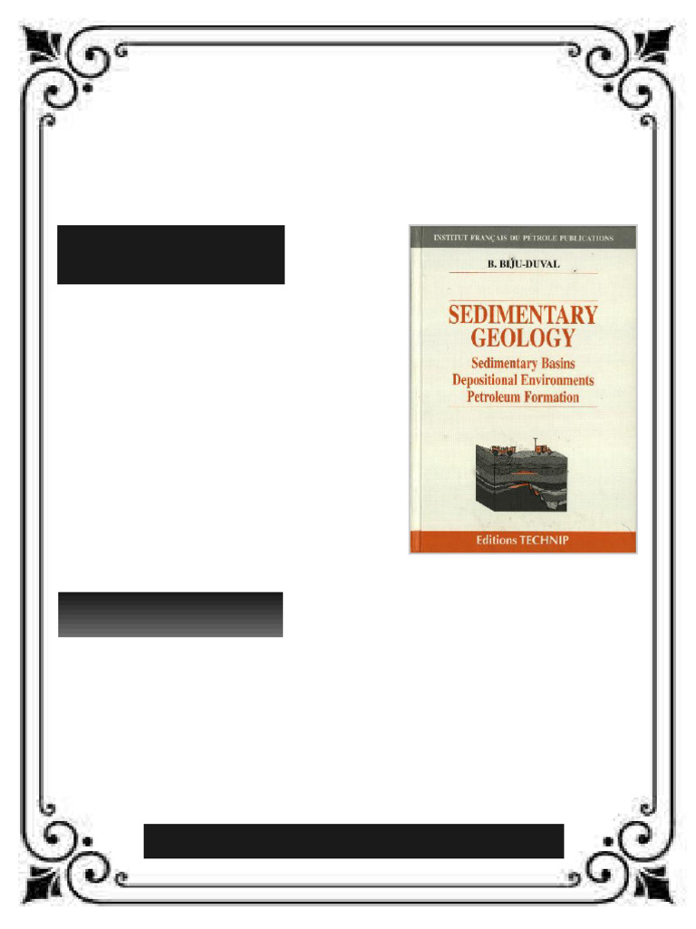 Sedimentary Geology Sedimentary Basins Depositional Environments ...