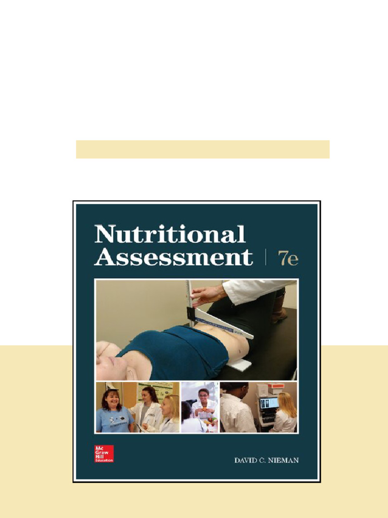 Nutritional Assessment 7th Ed 7th Edition David C Nieman full digital ...