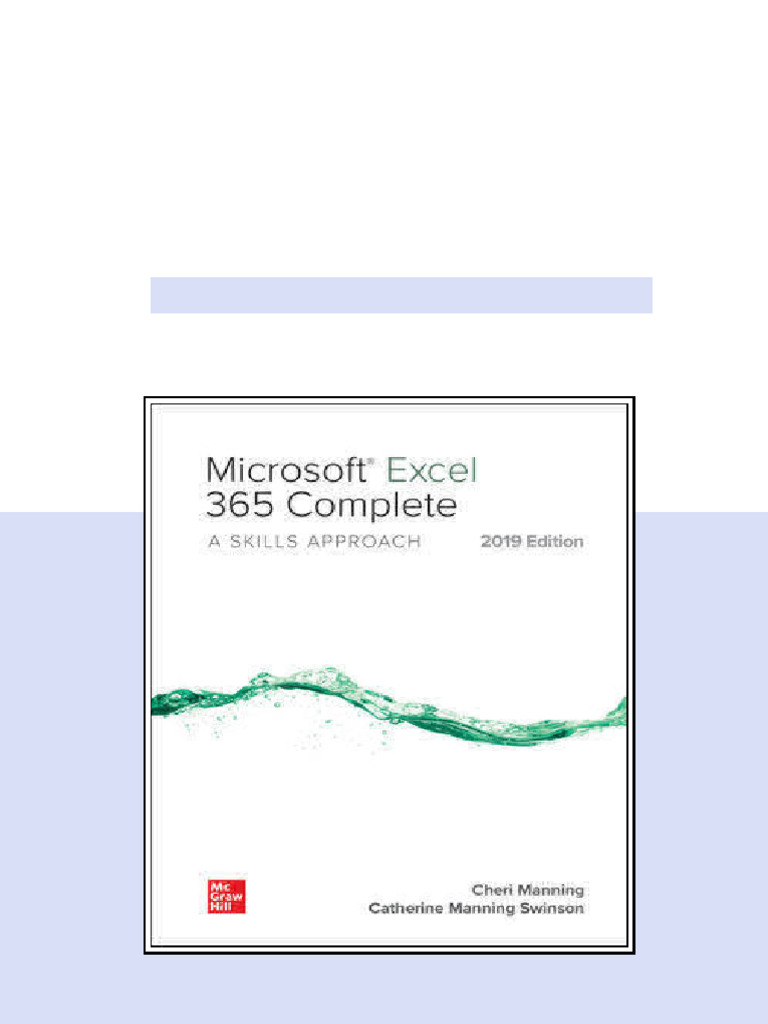 (eBook PDF) Microsoft Excel 365 Complete: A Skills Approach, 2019 Edition online reading | PDF ...