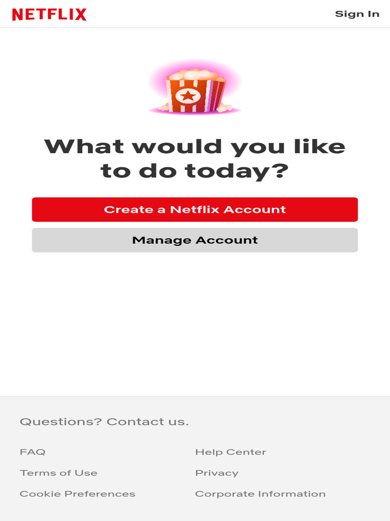 Create and Manage Netflix Account | PDF