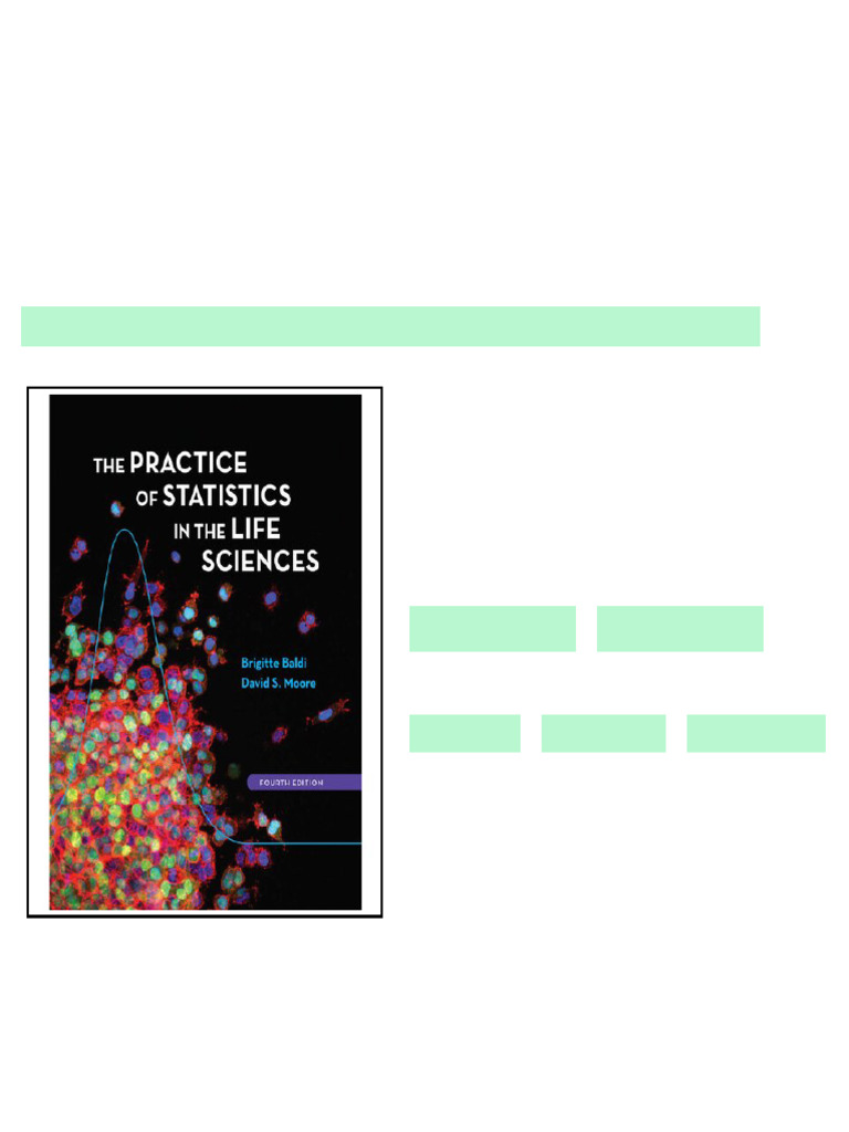 (Ebook) Practice of Statistics in the Life Sciences by Brigitte Baldi ...