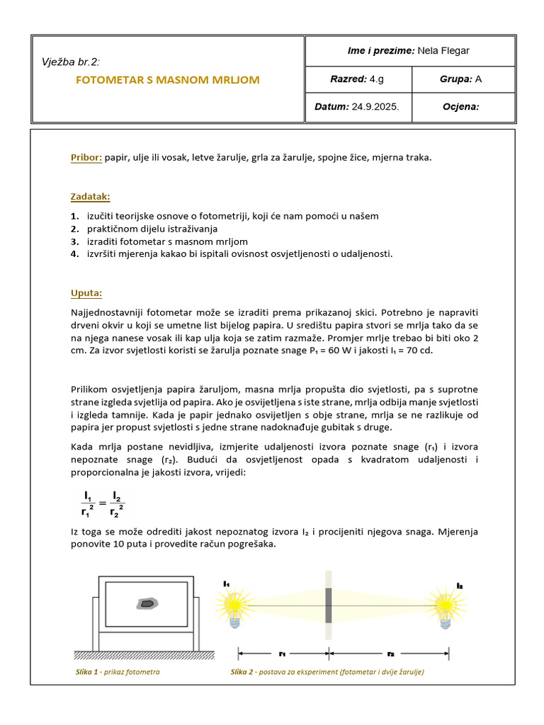 2. vjezba Flegar 4.g | PDF