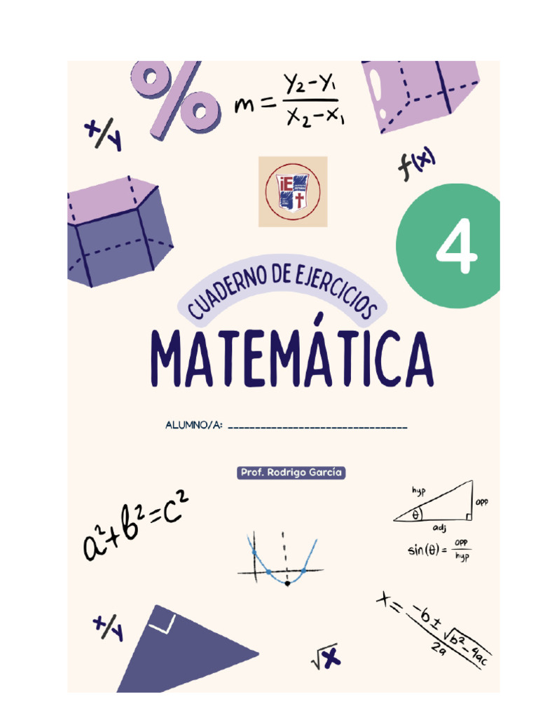 Cuaderno de Actividades 4A 2025 | PDF | Ecuaciones | Teoría de los números