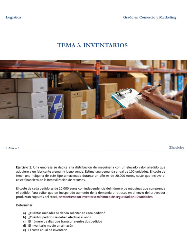 Tema 3.2 Presentación clases prácticas (resuelto) | PDF | Procesos de negocio | Marketing