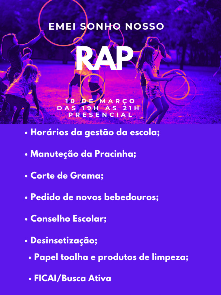 Rap março.pdf | PDF